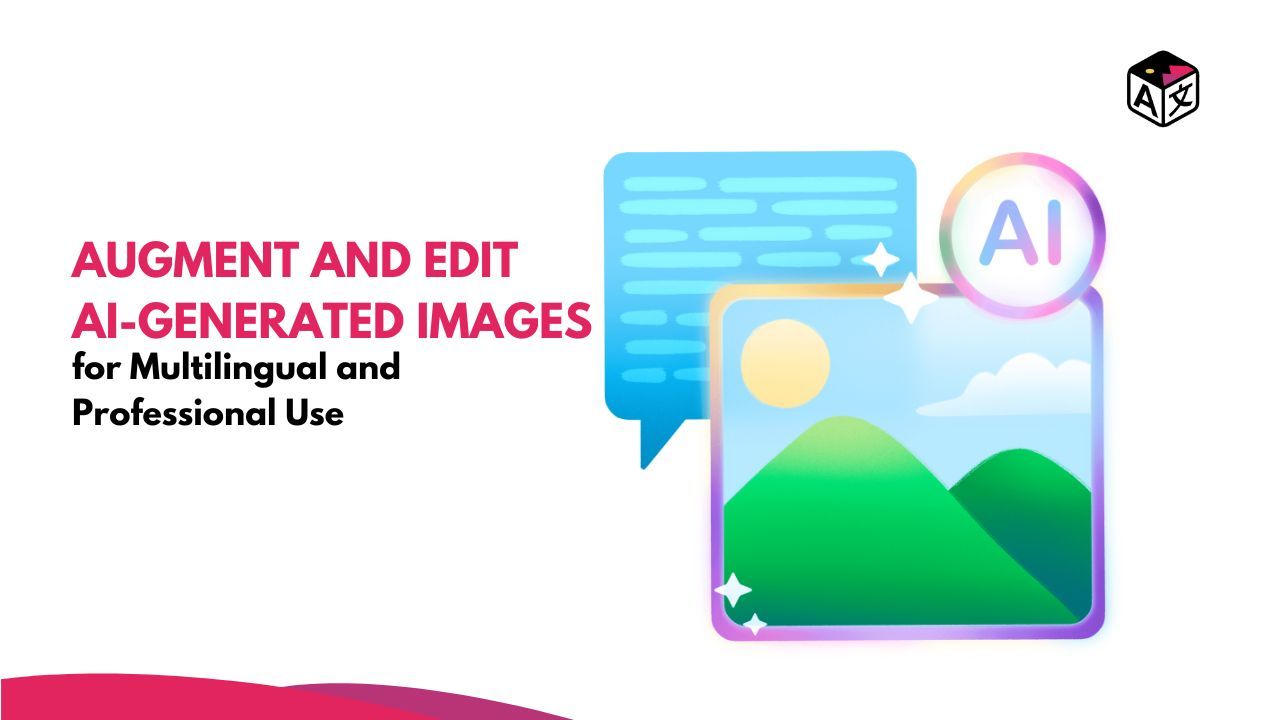Augment and Edit AI-Generated Images for Multilingual Use