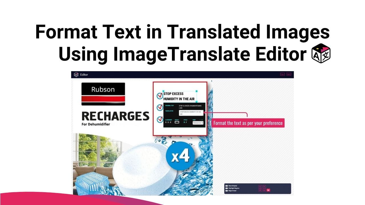Edit Translated Image Text with ImageTranslate Editor
